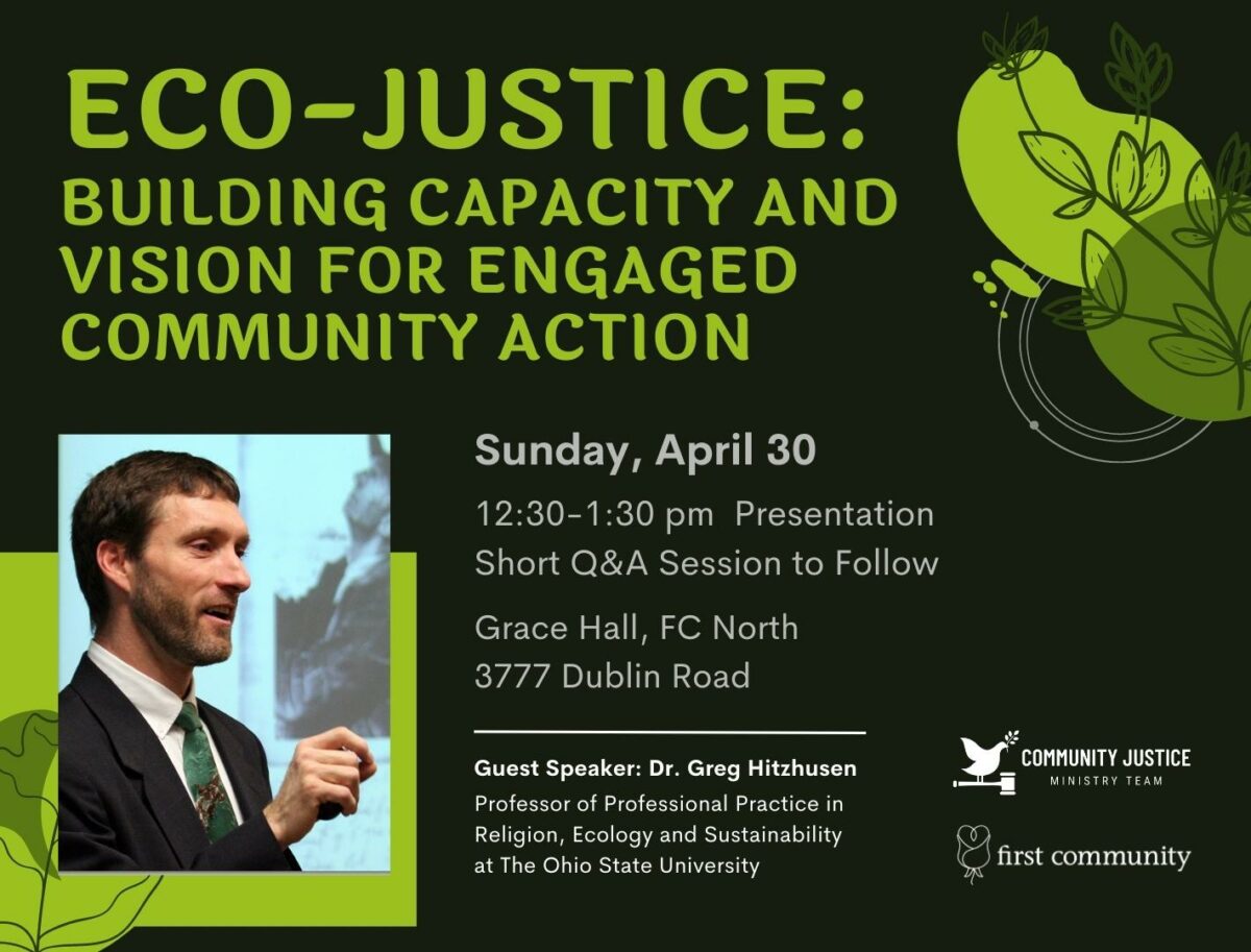 Eco-Justice: Building Capacity and Vision for Engaged Community Action ...